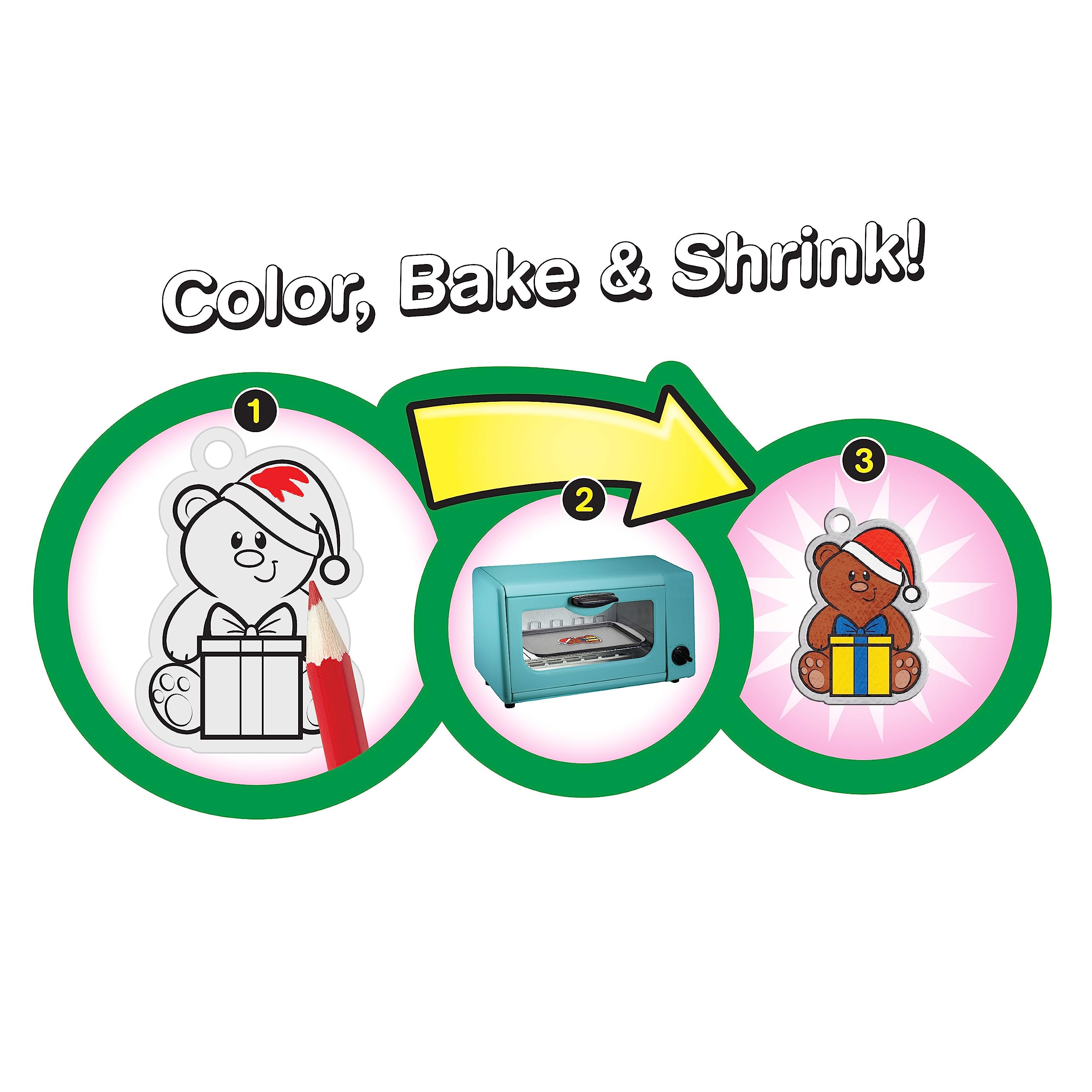 Shrinky Dinks Christmas Tree Kit, Kids Toys for Ages 5 Up by Just Play