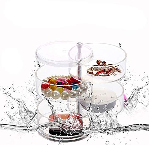 Stackable Storage Jewellery Trays Hair Accessory Containers Simple Houseware Organizer 4 Layers 7.14in