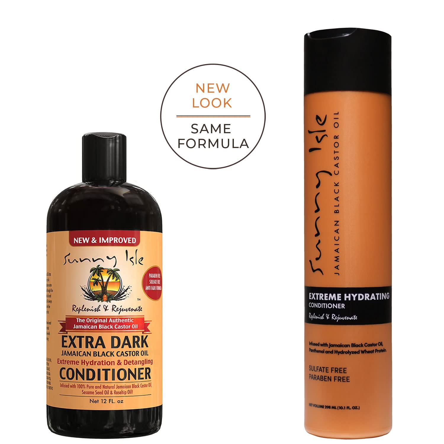 Sunny Isle Jamaican Black Castor Oil Extreme Hydrating Conditioner, Orange, 10 Fluid Ounce, Packaging May Vary