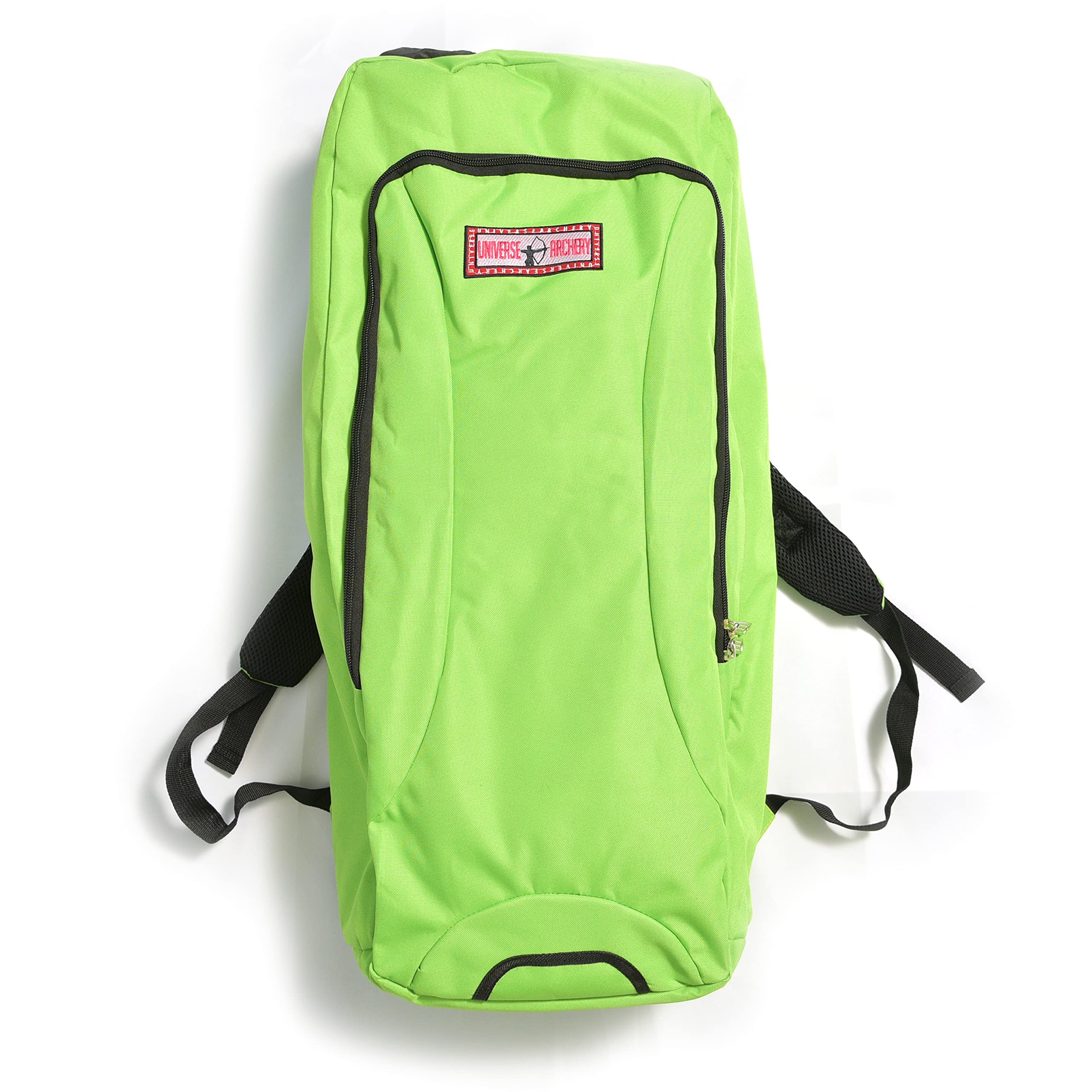 UNIVERSE ARCHERY Takedown Recurve Bow Case with Arrow Tube | Hunting Multi Pockets PVC Cordura Backpack | Shoulder Bag with Adjustable Straps For Archery Waterproof Pocket (68CM X 25 CM) (Green)