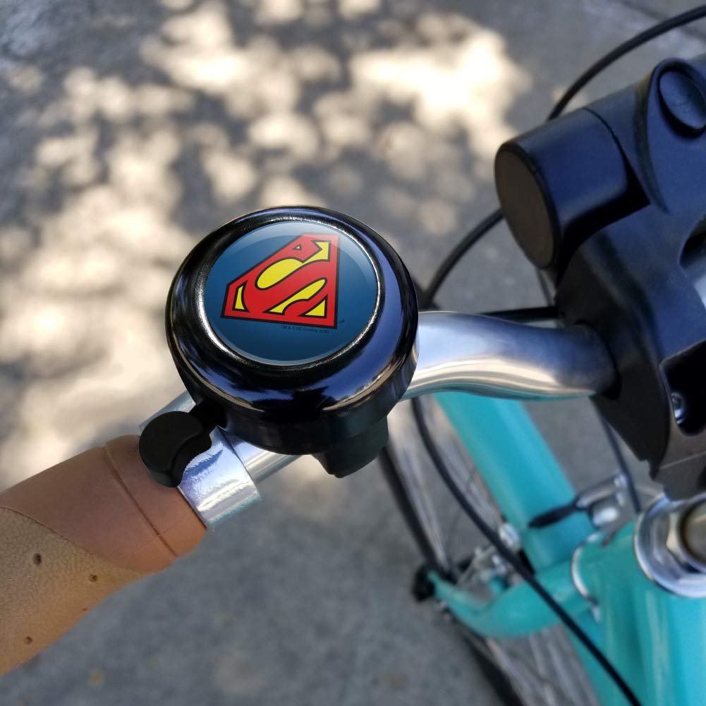 Superman Classic S Shield Logo Bicycle Handlebar Bike Bell