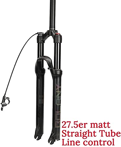 YZPTD MTB Fork. Air Bicycle Air Fork Supension Rebound Adjustment 26/27.5 / 29er Straight Lock Conical Mountain Fork for Disc Brake Bicycle Accessories