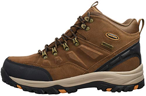 Skechers Men's Relment Pelmo Brown Chukka Boot 11.5 M US