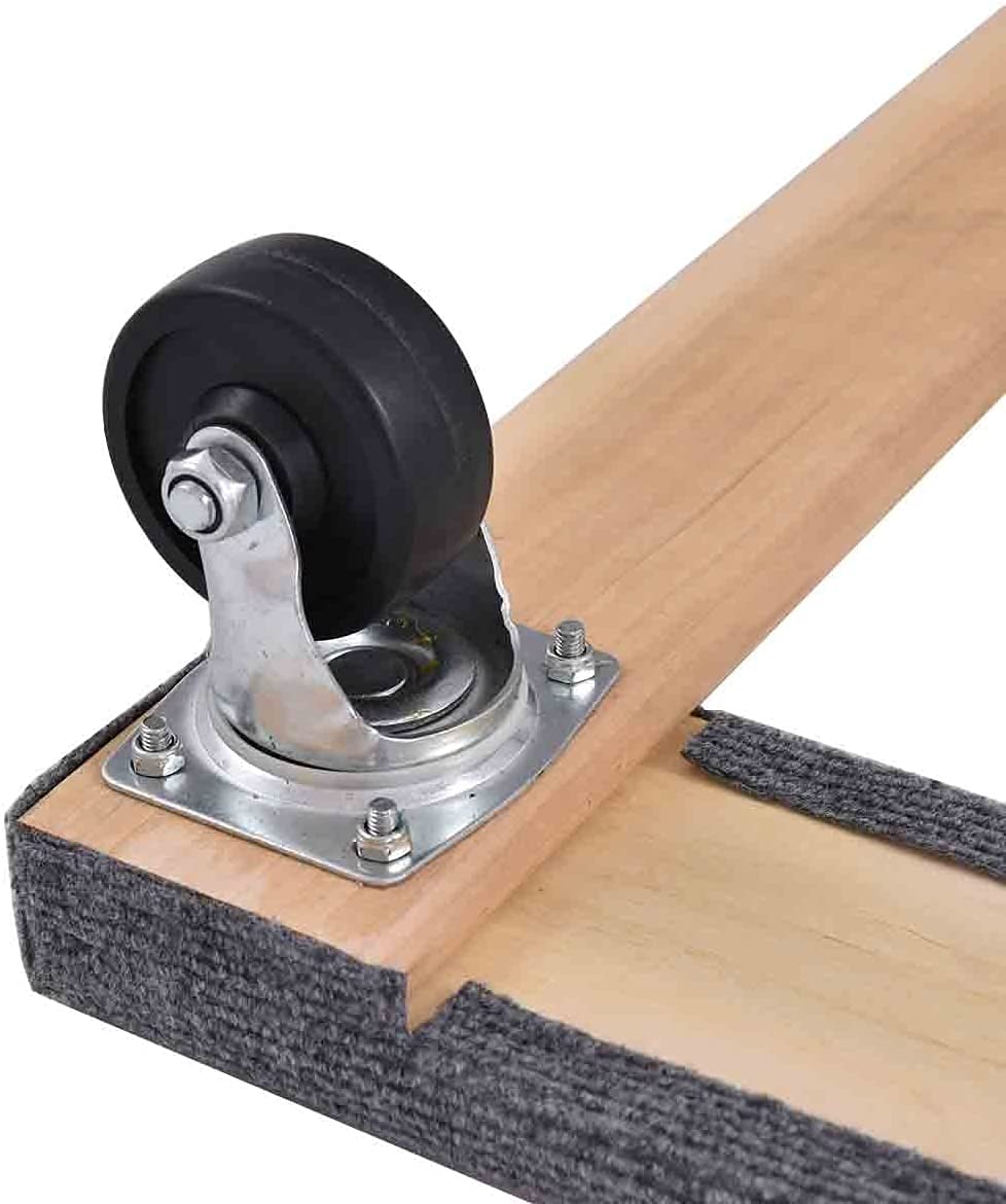 Toolsempire Furniture Dolly Cart with 4 Wheels Pack of 2, 30” x 18” Moving Dolly Heavy Duty Mover with Carpet End, 1000 Lbs Capacity
