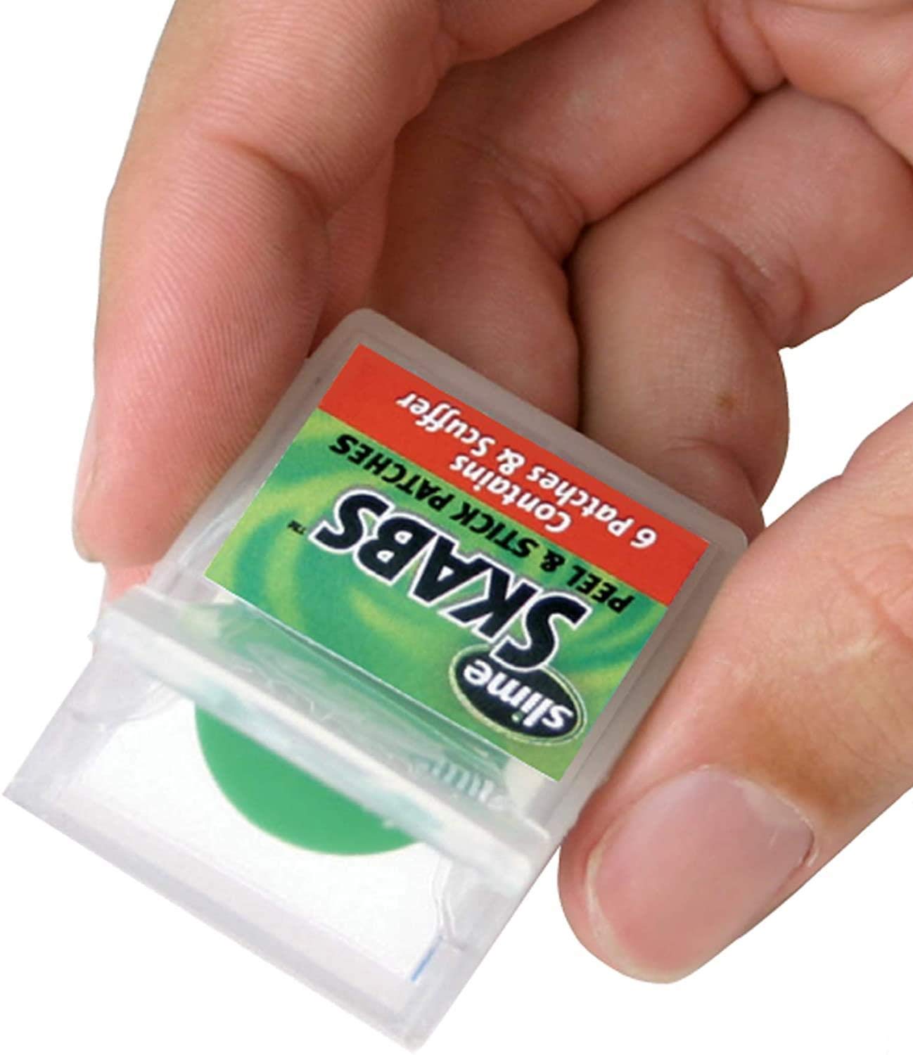 Slime Skabs 6 Peel and Stick Puncture Repair Patches for Bike Tubes (3 Pack)