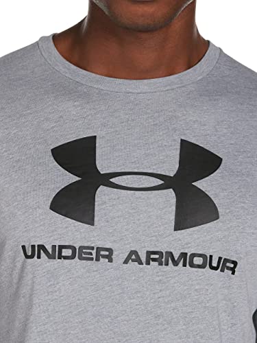 Under Armour Men's UA Sportstyle Logo Short Sleeve XL Gray