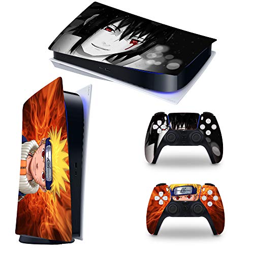 Village Leaf Ninja - PS5 Standard Edition Skin Console - PS5 Standard Edition Controller Skin Cover Vinyl Decal Protective