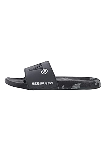 Superdry Men's Beach Slide Flip Flops, Multicolour (Black 3m/Black/Mono Camo Dot X2l), 6-7 UK (40-41 EU)