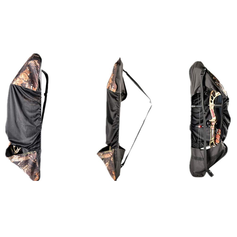 UNISTRENGH Compound Bow Bag Archery Bow Storage Case Backpack Outdoor Portable Universal Bow Carrier Holder for Men Women (Camouflage)