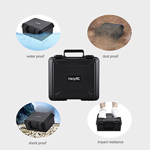 Unknows Portable Travel Carrying Bag VR Gaming Headset Organizer Case Container for Oculus Quest 2 Hard EVA Shell Travel Carrying Case Pouch Waterproof Protector for Quest 2 VR Gaming Headset