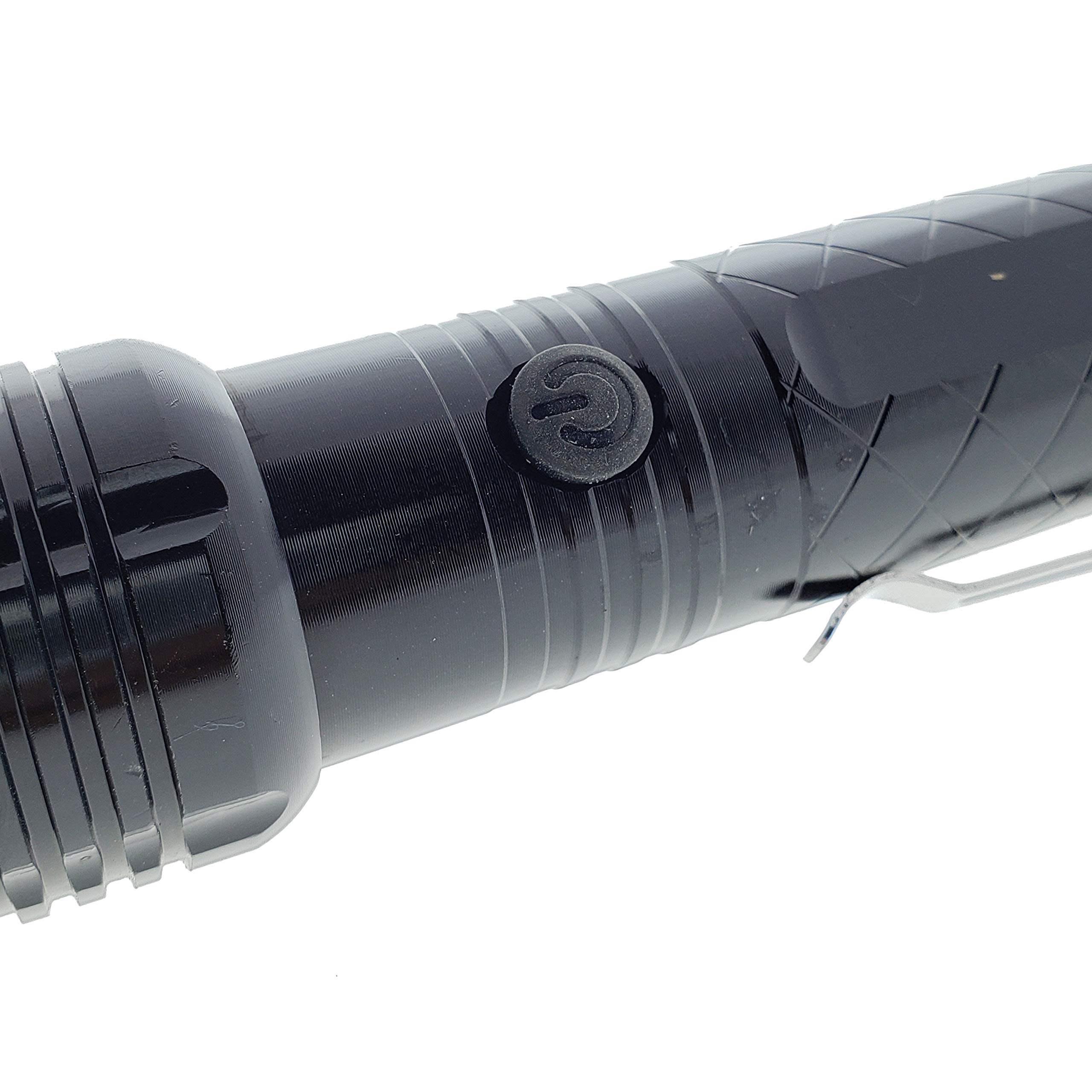 Thunder Blast 7" Heavy Duty Stun Gun LED Flashlight Rechargeable 3 Million Volts w/Nylon Sheath. for Self Defense, Personal Protection
