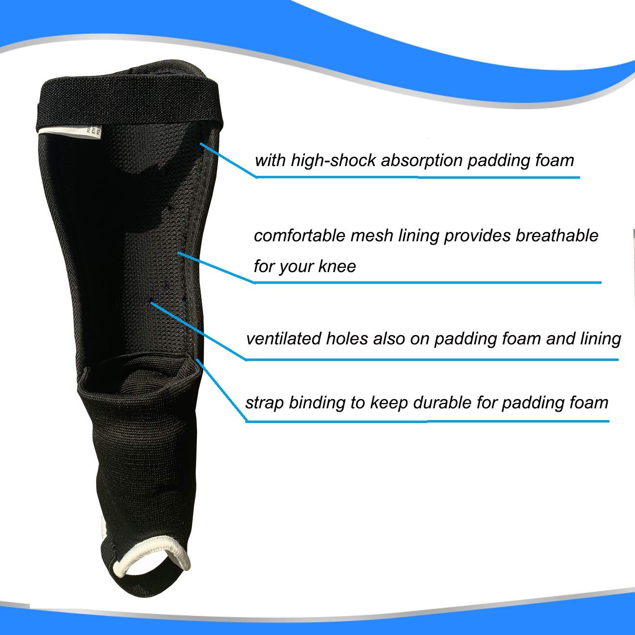 Soccer Football shin Guards with Low-Profile Flexible Super Protection,Great for Adult,Youth, Junior,Size Large
