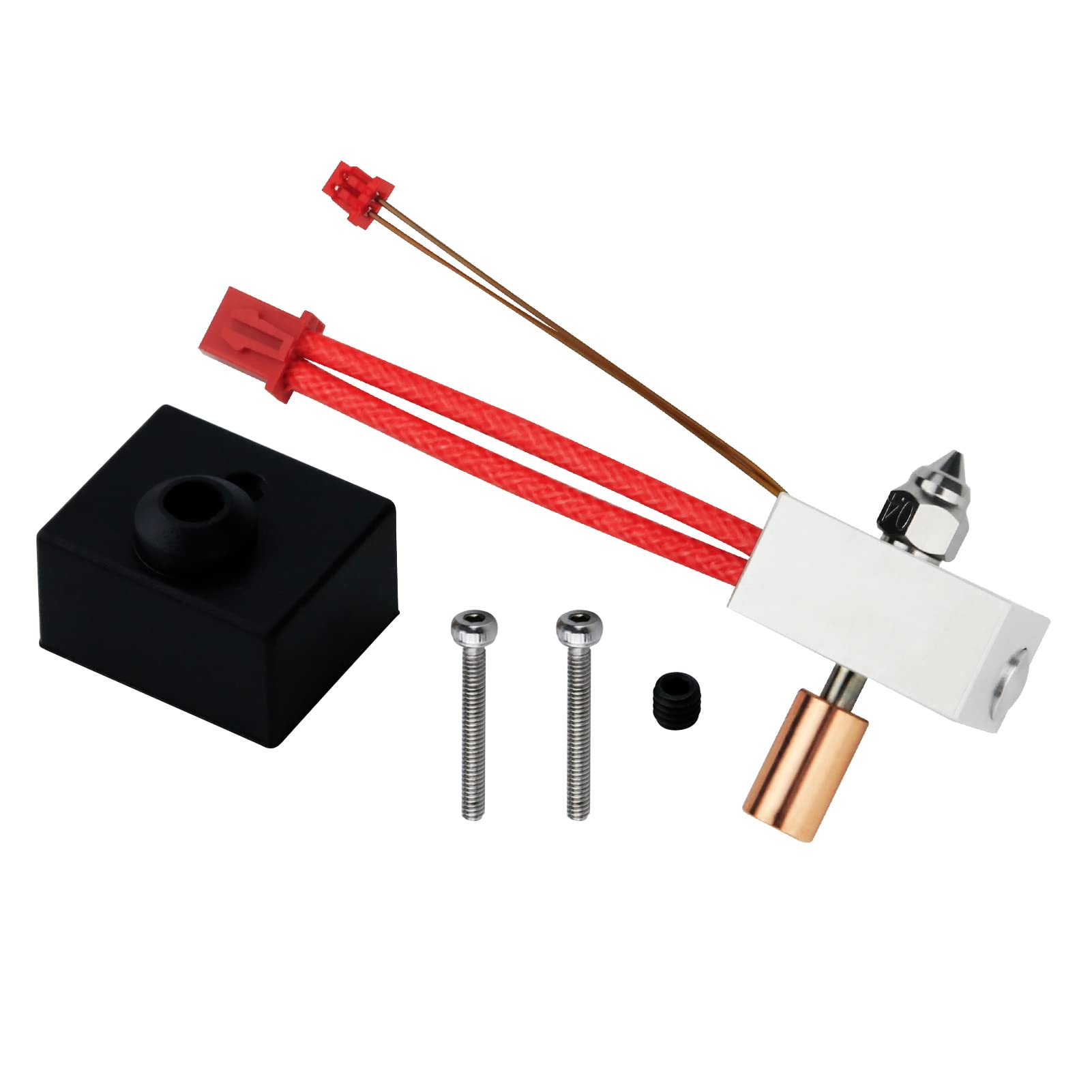 Sprite Extruder Pro Upgrade 300â High Temperature Bimetal Heatbreak Plated Copper Heater Block Nozzle, Heater Sensor for Ender 3 S1 Pro CR10 Smart Pro, Sermoon V1 3D Printer (Upgrade kit)