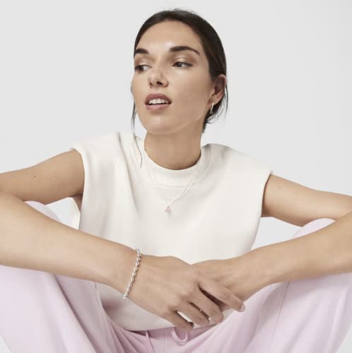 TOUS Sterling Silver Bracelet for Women. Length: 5mm. x 18cm Basics Collection