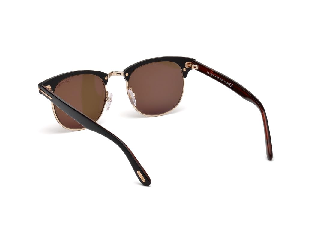 Tom Ford FT0623 02J Matte Black Laurent Retro Sunglasses Lens Category 3 Size 5