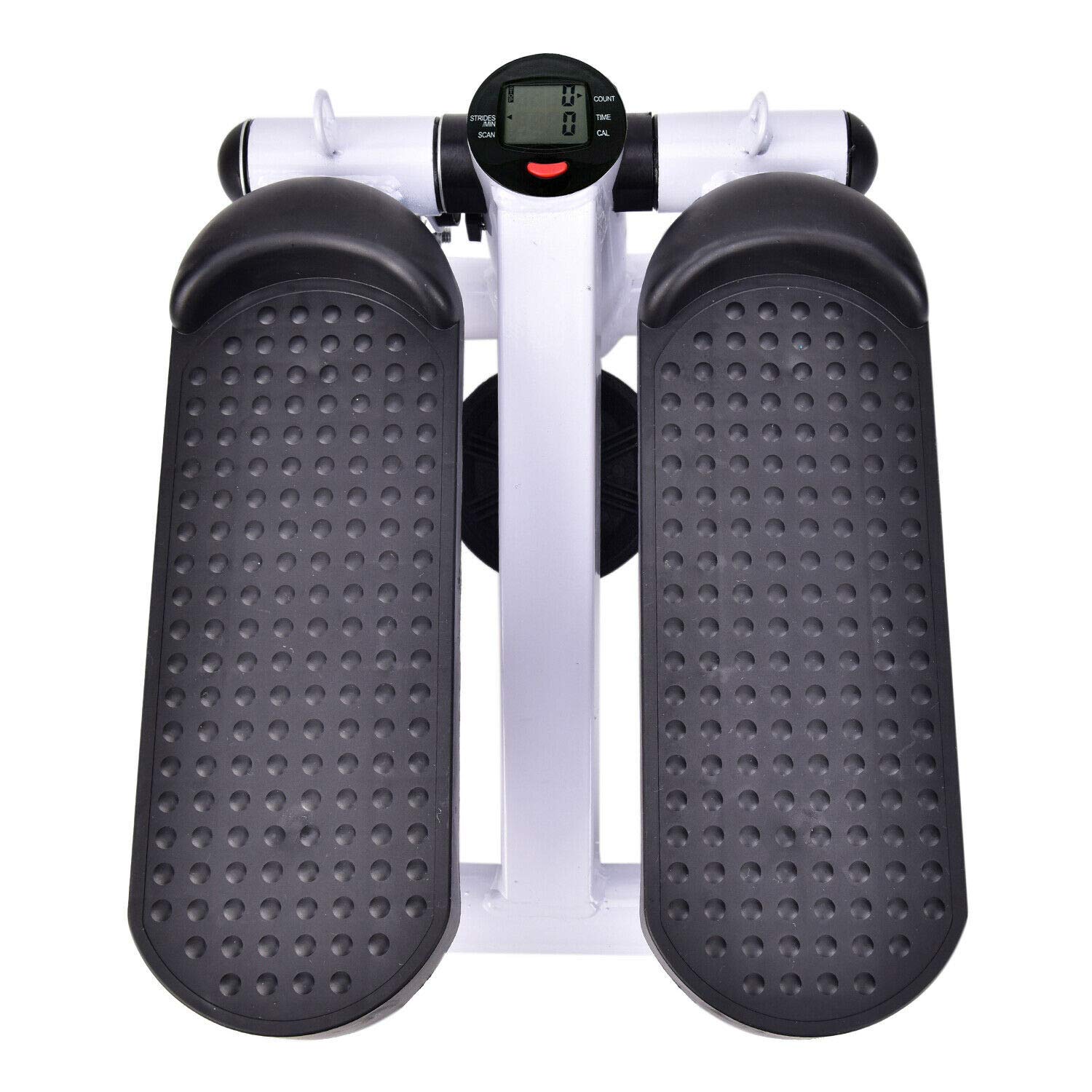 SuxiDi Mini Adjustable Stepper Air Climber Step Fitness Exercise Machine with Resistance Band and LCD Display
