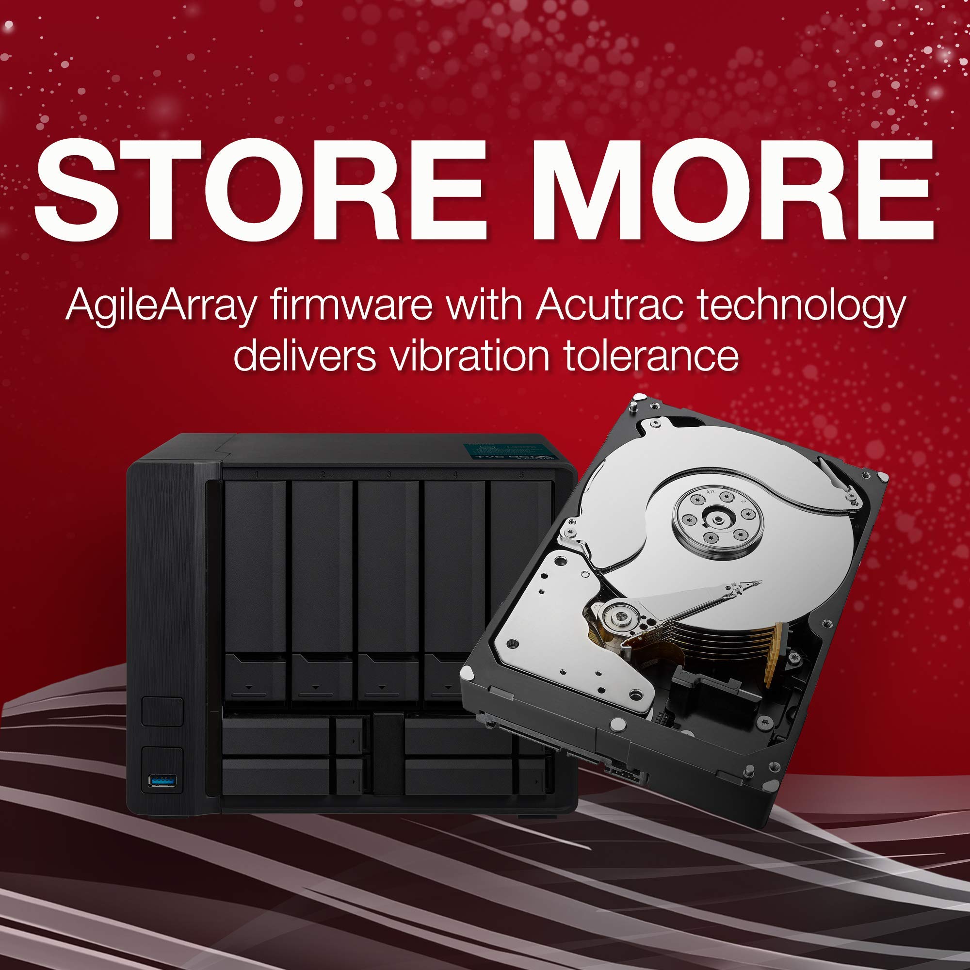 Seagate IronWolf 8TB NAS Internal Hard Drive HDD – 3.5 Inch SATA 6Gb/s 7200 RPM 256MB Cache for RAID Network Attached Storage – Frustration Free Packaging (ST8000VN004) (ST8000VNZ04/N004) (Renewed)