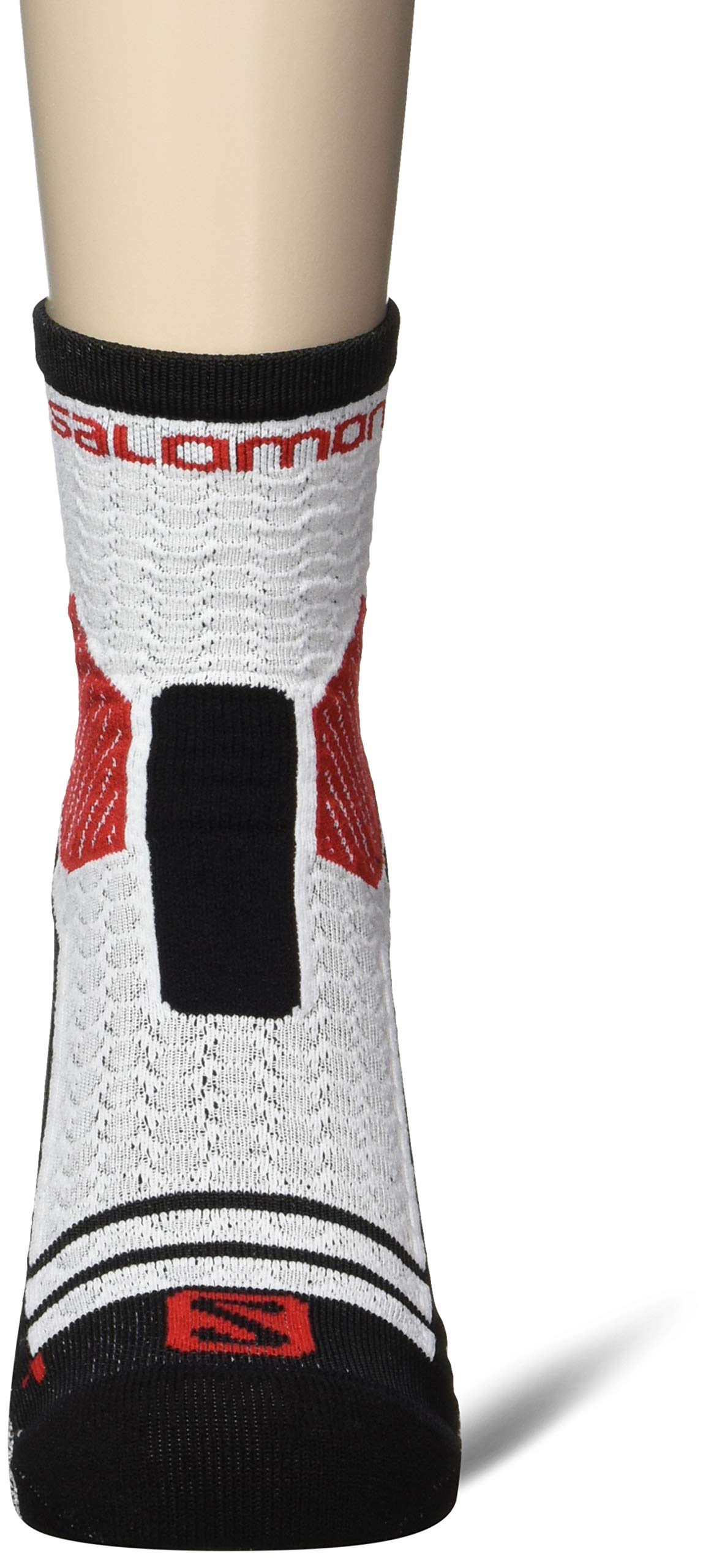 Salomon Standard Socks, White/Racing Red, S