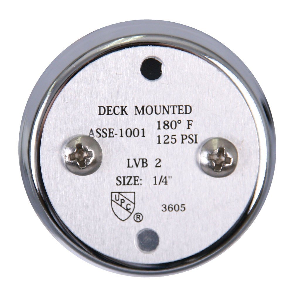 Salon Equipment Replacement UPC Chrome Vacuum Breaker SU-97A