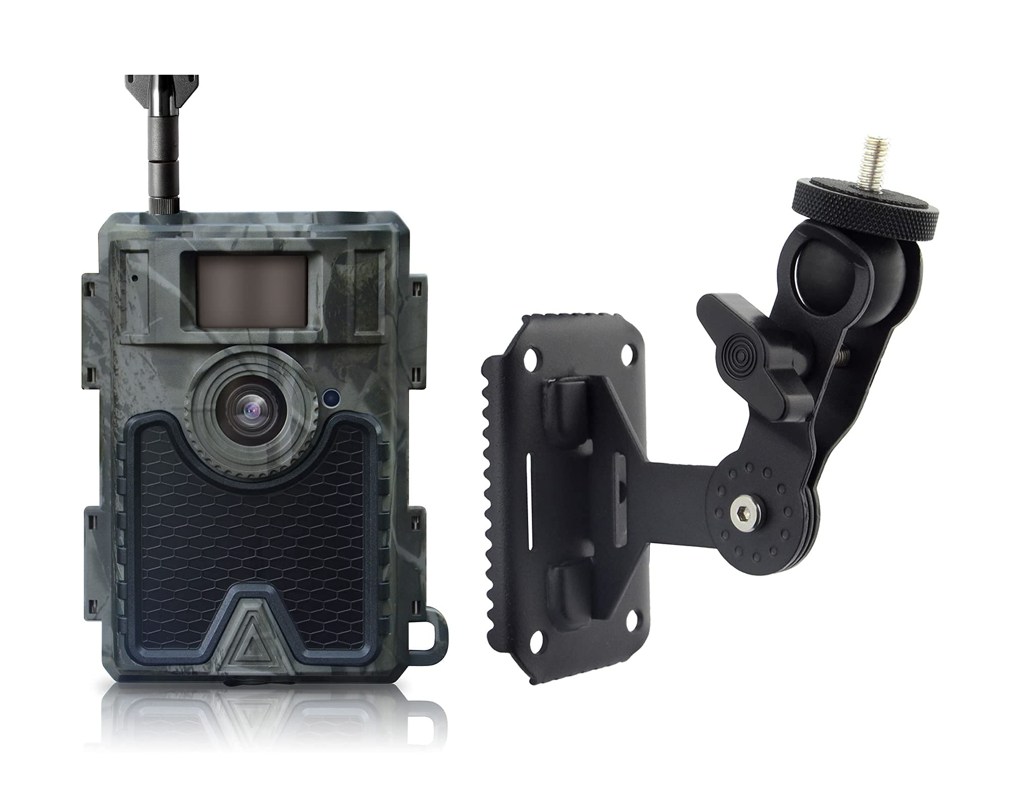 WingHome Cellular Trail Camera, Wildlife Trail Hunting Scouting Camera,Farm Monitoring IP66 Waterproof 24MP FHD 4G-LTE No Glow 1080P 0.4S Trigger with APP and SIM Card+ Trail Camera Mounting Bracket