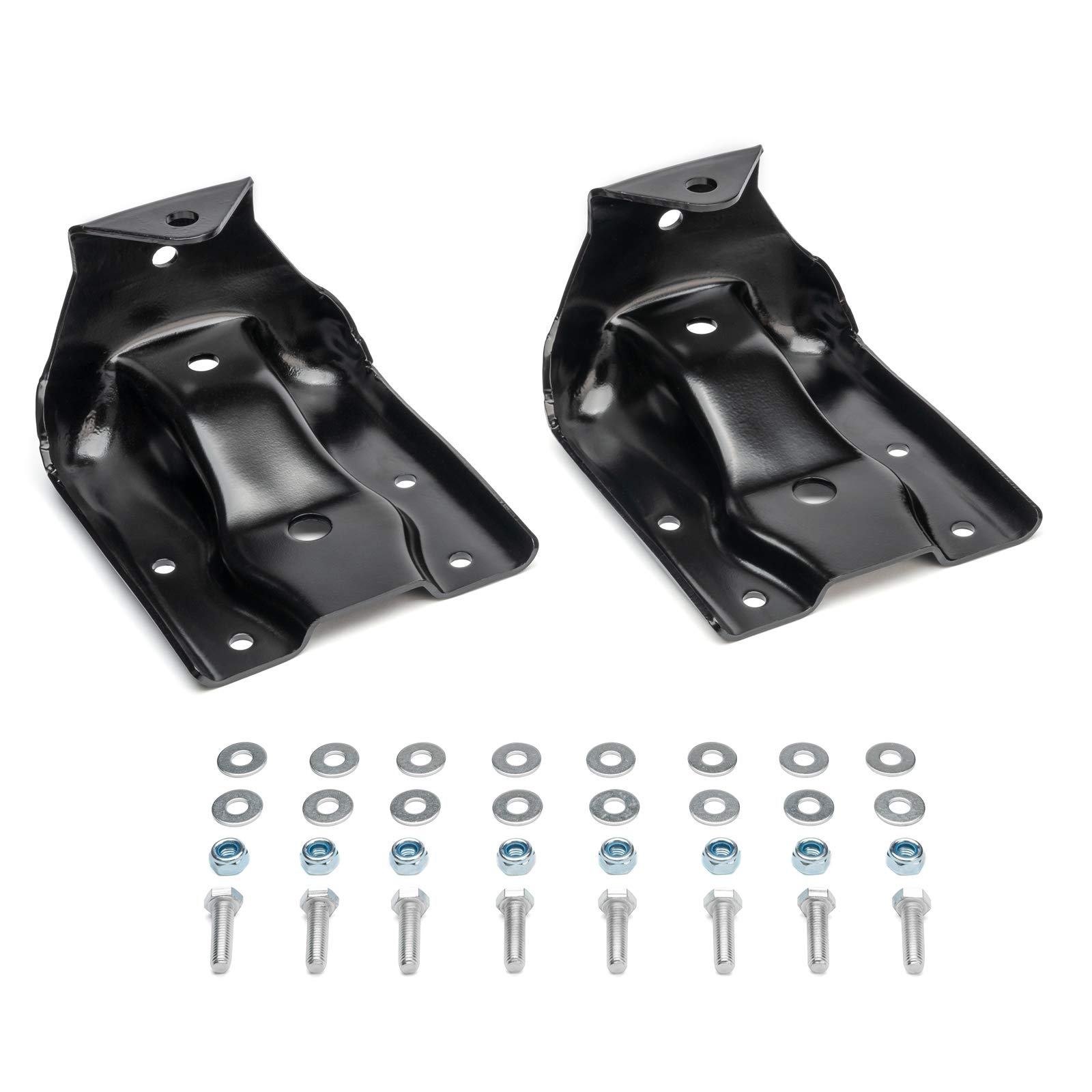 Xiaoyudou Rear Leaf Spring Hanger Shackle Bracket Kit For Chevy Silverado 1999-2007 GMC Sierra 2007-2013 Replace 12474021