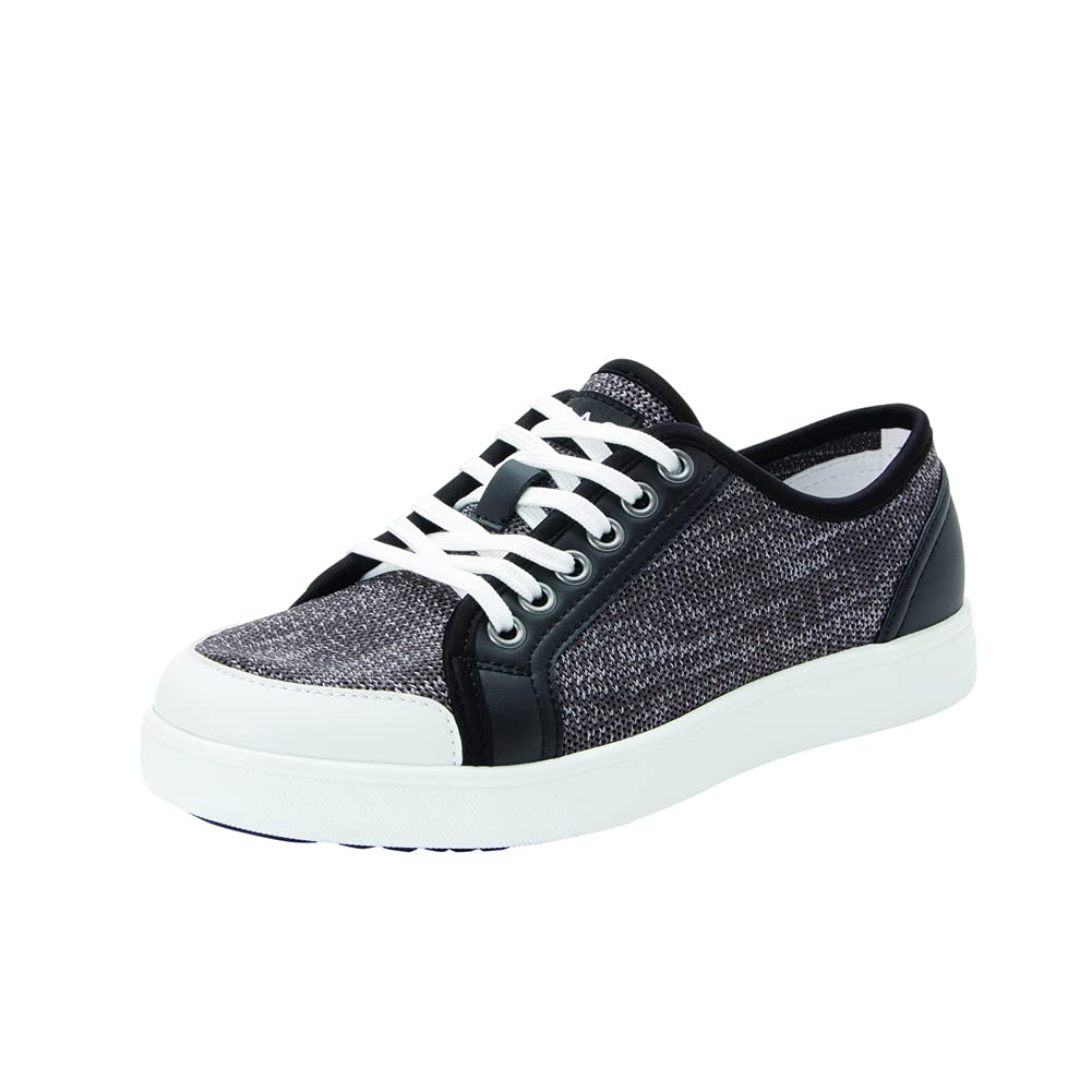 TRAQ by Alegria Womens Sneaq Washed Black 41 (US Women's 10.5-11) Regular