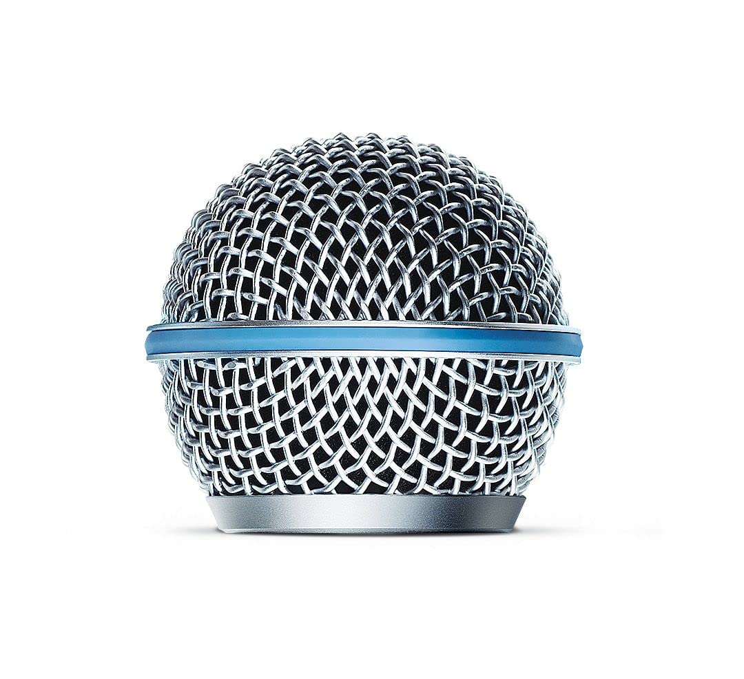 Shure BETA 58A Vocal Microphone - Single Element Supercardioid Dynamic Mic for Stage and Studio, Includes A25D Adjustable Stand Adapter, 5/8β to 3/8β (Euro) Thread Adapter and Storage Bag