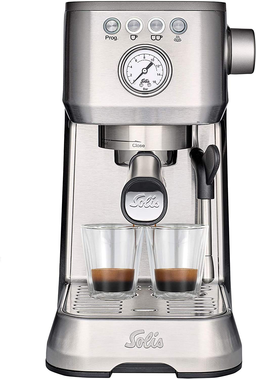 SOLIS Barista Perfetta Espresso Machine, Stainless Steel