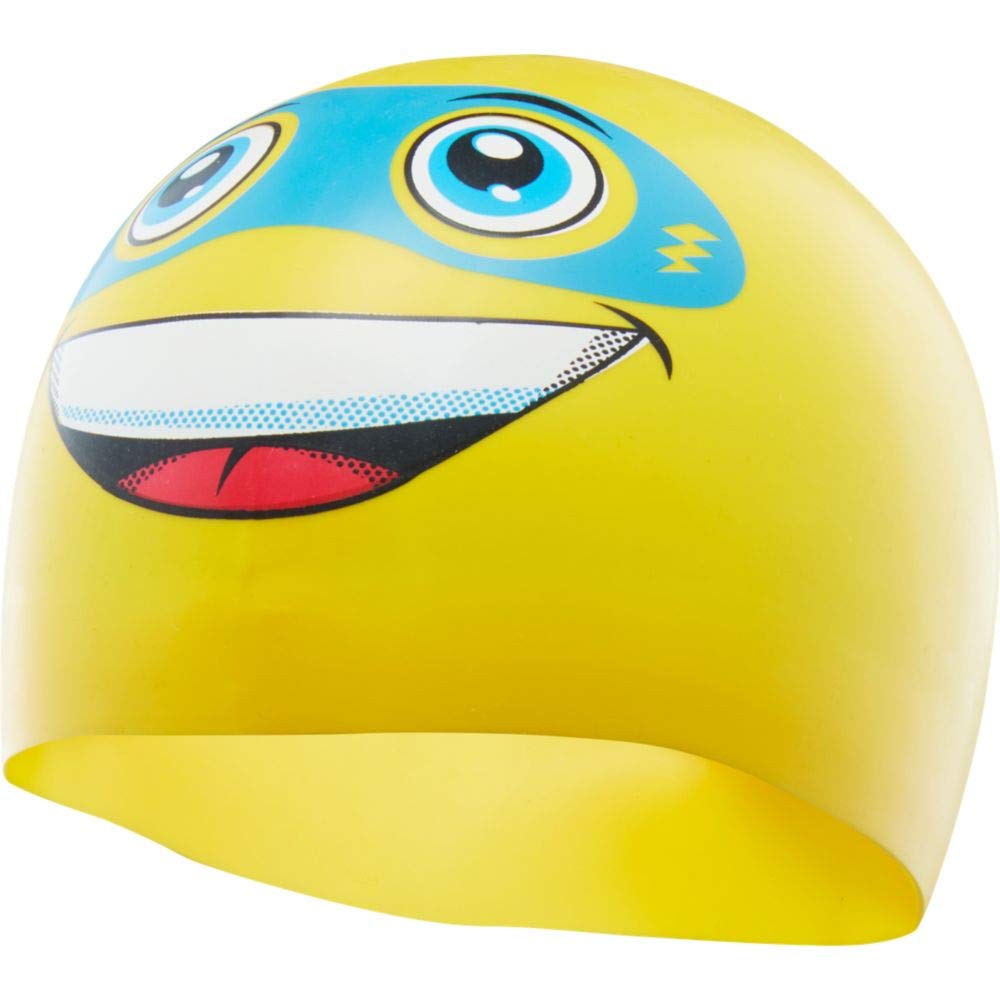 TYR Super Day Swim Cap, Yellow, One Size