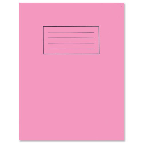 SILVINE 9X7 EXER BOOKS 80PAGE 75GRM PINK