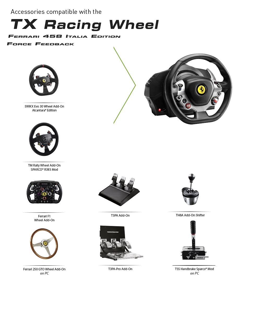 Thrustmaster TX RW Leather Edition (XBOX Series X/S, XOne & Windows) (Renewed)