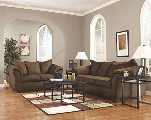 Signature Design by Ashley Darcy Casual Plush Sofa, Dark Brown
