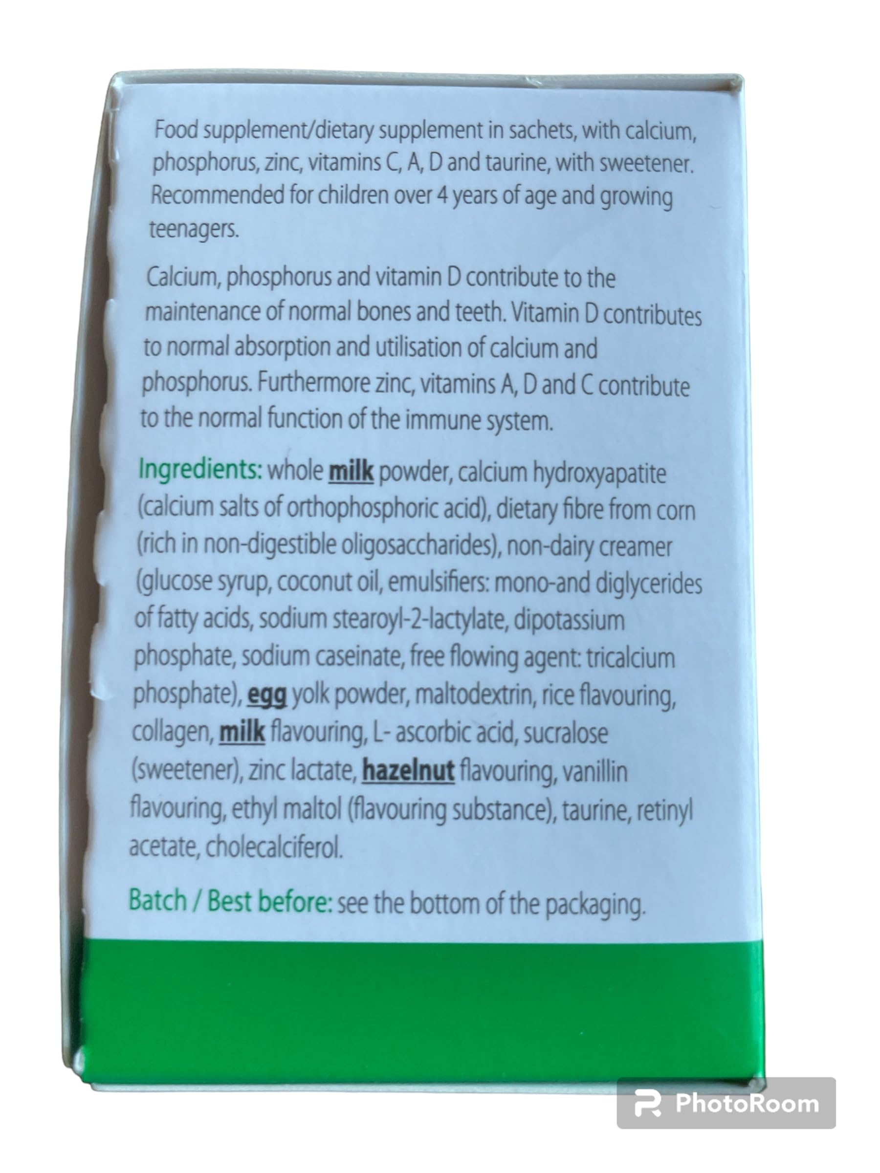 Tiens Super Calcium Powder for Kids - Children's Calcium Supplement, Kid-Friendly Calcium Powder to Ensure Strong Bones