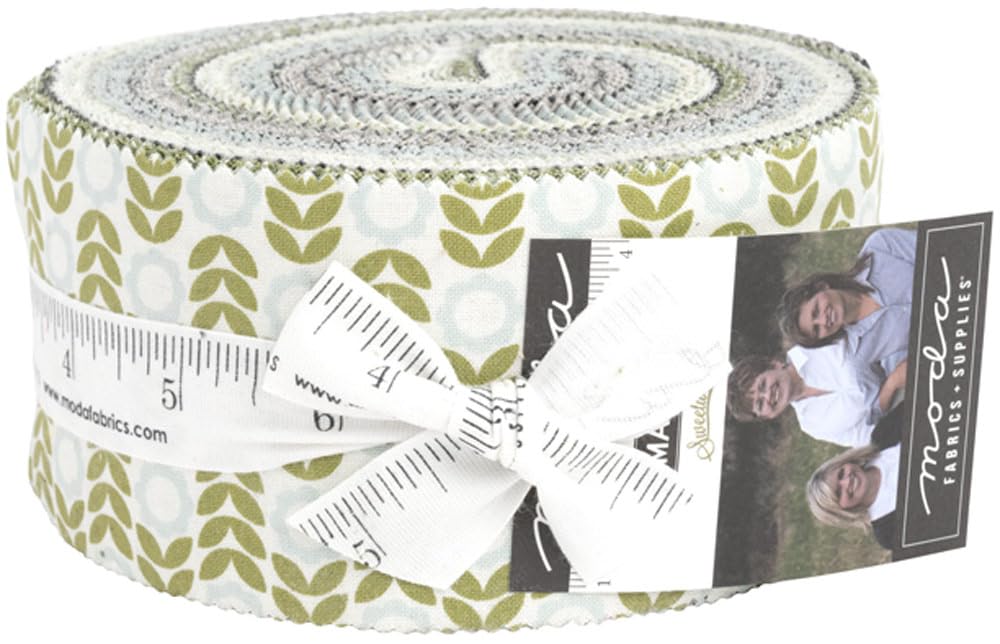 Sweetwater Main Street Jelly Roll 40 2.5-inch Strips Moda Fabrics 55640JR