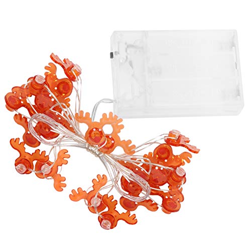 SOLUSTRE 1Pc Copper Wire Light String Battery Operated Fairy Lights Christmas Light Decorations Christmas Tree Ornaments Christmas elk Light LED Christmas Lights Plastic Icicle