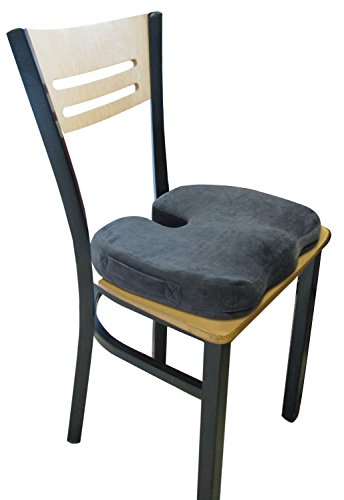 TravelMate Gel-Enhanced Memory Foam Seat Cushion β Perfect for Office Chair & Car Seat Cushion β Helps Relief from Tailbone Pain β Reduce Pressure on Coccyx & Hip β Non-Slip Washable Cover