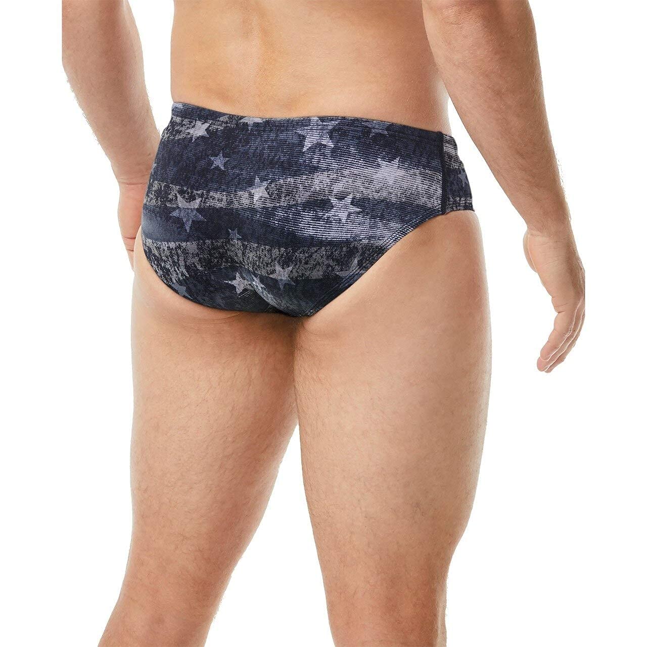 TYR Amrcn DRM Male Racer, BLK/Grey, 38