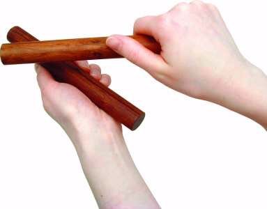 Sonor Large Pair of Rosewood Claves