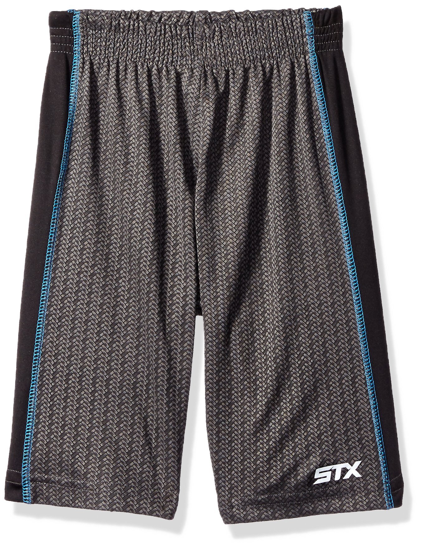 STX Little Boys' Athletic Short, TT50-Neon Turquoise, 7