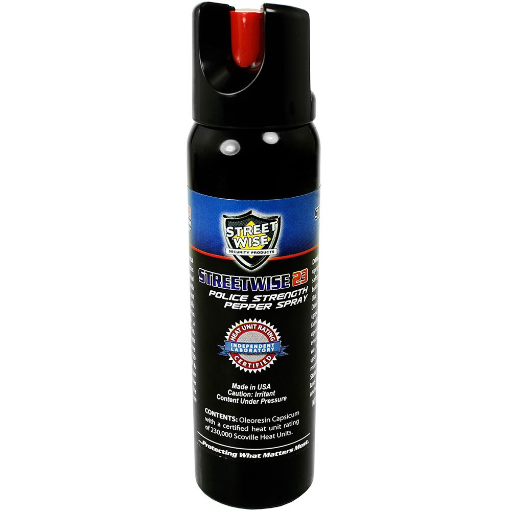 Streetwise Security Products Police Strength Streetwise 23 Pepper Spray, 4-Ounce, Twist Lock