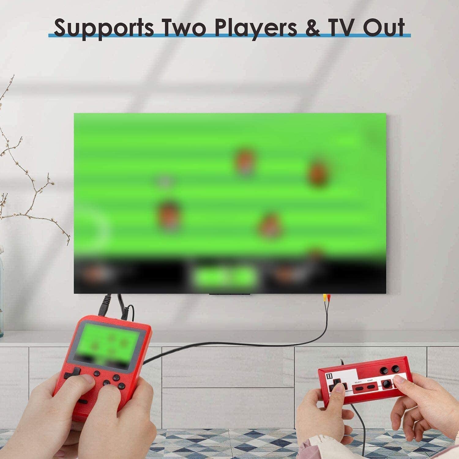 Retro Handheld Game Console, Retro Game Console with 500 Classical Games, 3.0-Inch Screen, Retro Handheld Games Support for Connecting TV & Two Players, Gifts for Kids & Adults