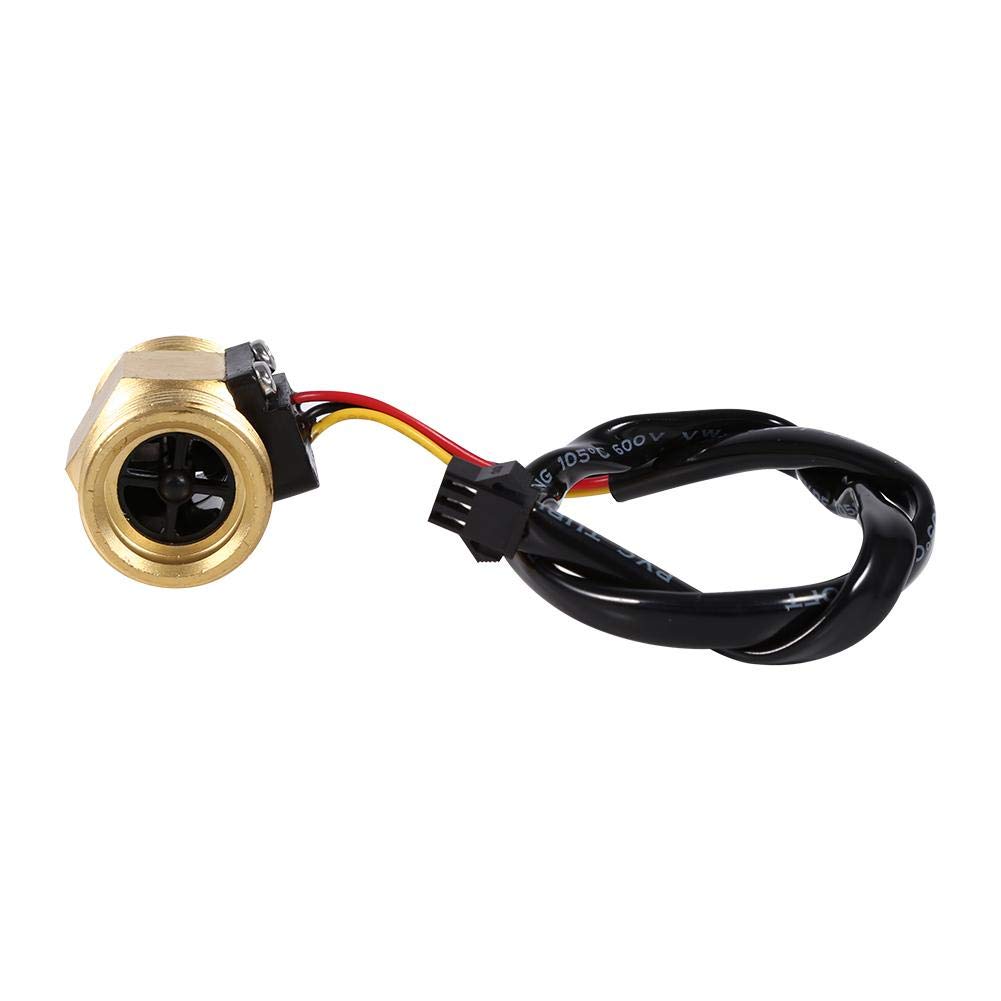 Wytino Water Switch, New Full G3/4" DN20mm Thread Hall Effect Liquid Water Sensor Switch 2-45L/Min