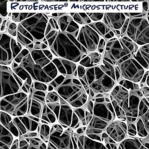 RotoEraser Refill Pack of 12 | Drill Powered Magic Cleaning Eraser Sponges | High Density Melamine Scrubber Pads for The Bathroom, Kitchen, Floors, Baseboards, Grout, Magic Marker, Walls & More