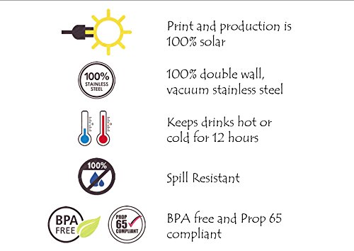 Tree-Free Greetings Sportiva Stainless Steel Tumbler Double-Walled and Vacuum Insulated Cup with Straw, 1 Count (Pack of 1), Shark Collage