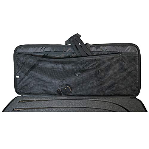 Southland Archery Supply SAS Premium Recurve Takedown Bow Case with Pre-Cut Foam (Matt Black for Samick Sage)