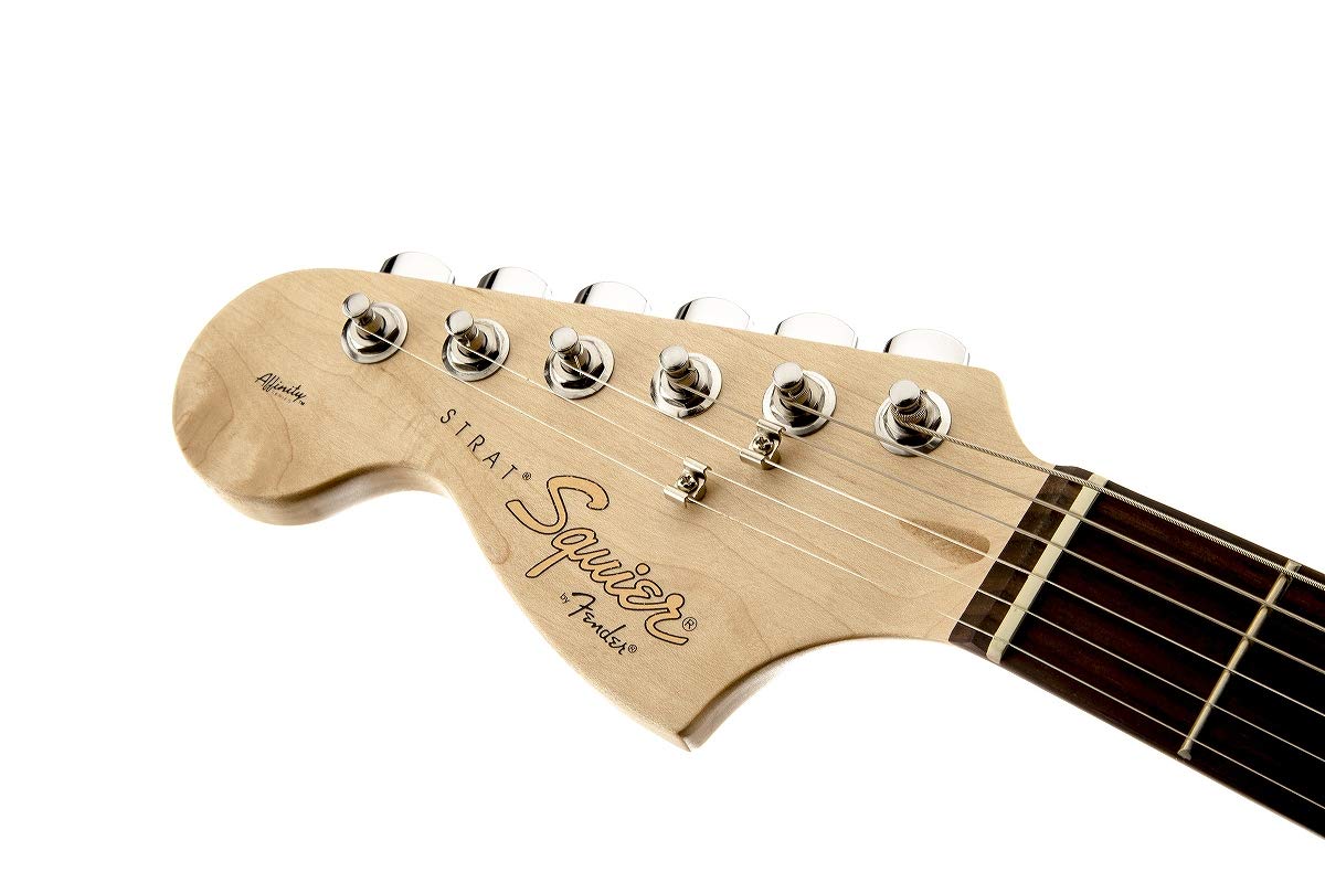 Squier Affinity Series Stratocaster Electric Guitar, Brown Sunburst, Laurel Fingerboard, Left-Handed