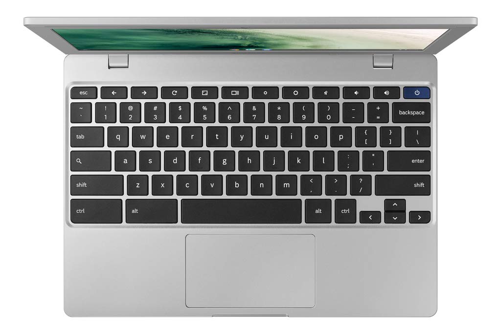 SAMSUNG Galaxy Chromebook 4 11.6β 64GB Laptop Computer w/ 4GB RAM, Gigabit WiFi, HD Intel Celeron Processor, Compact Design, Military Grade Durability, Silver (Renewed)