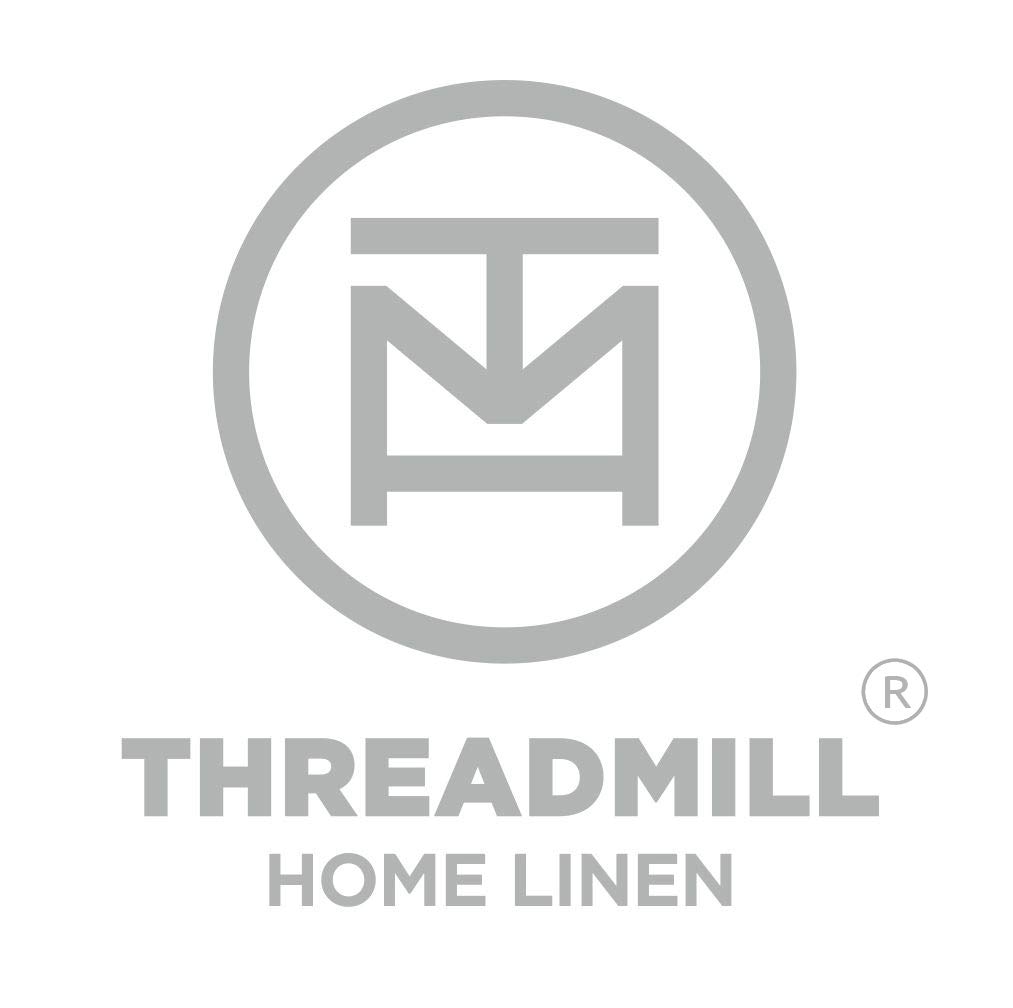 Threadmill 500 Thread Count Full Size Damask Stripe, 4 Pc Luxury Cotton Sheet Set, Silky Smooth Hotel White Sheets with 16" Elasticized Deep Pocket, 2 Pillowcases & Free Tote Bag