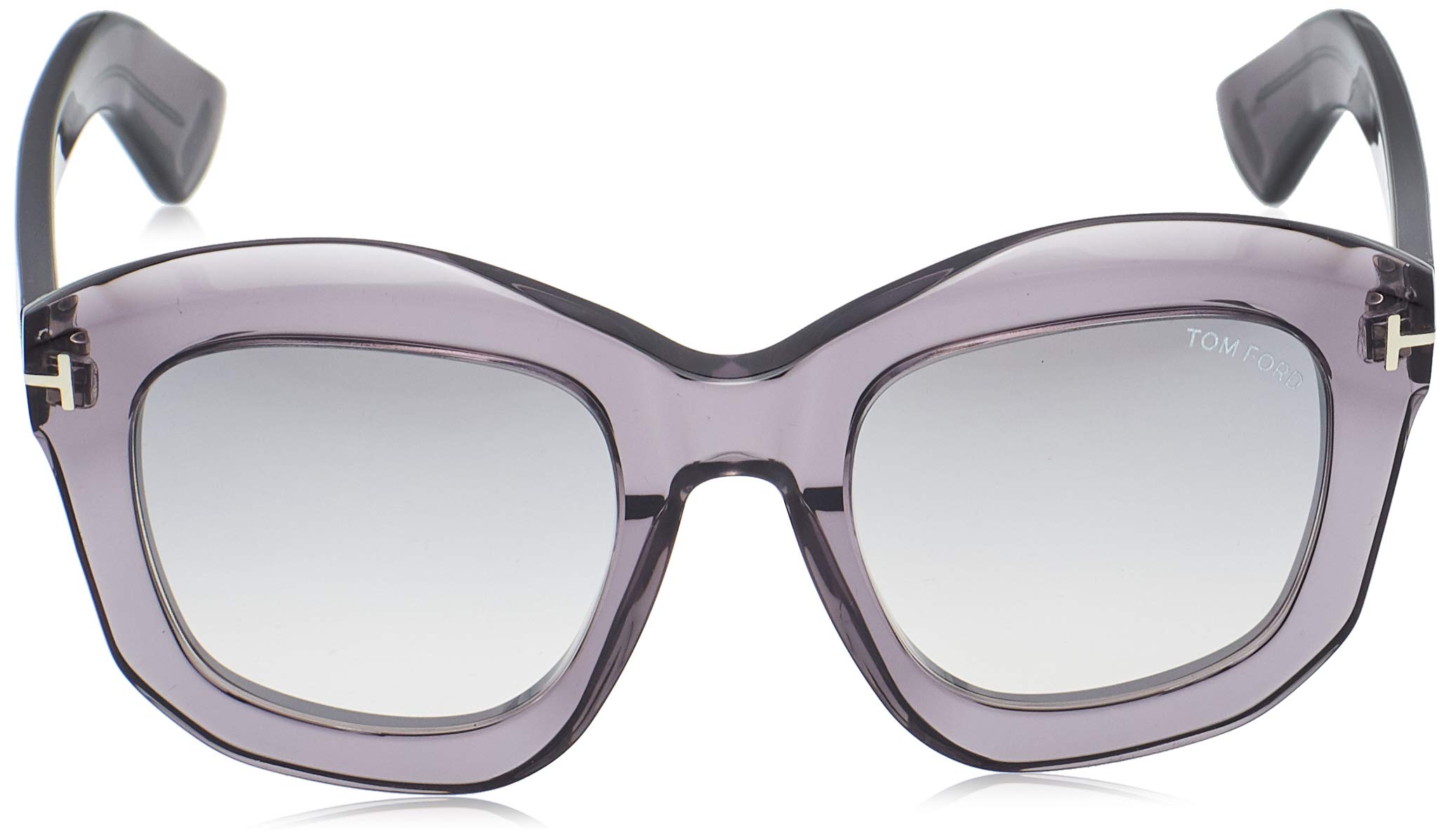 Tom Ford FT0582 Sunglasses - Grey Frame, Smoke Mirror Lenses, 50 mm Lens Diameter FT05825020C