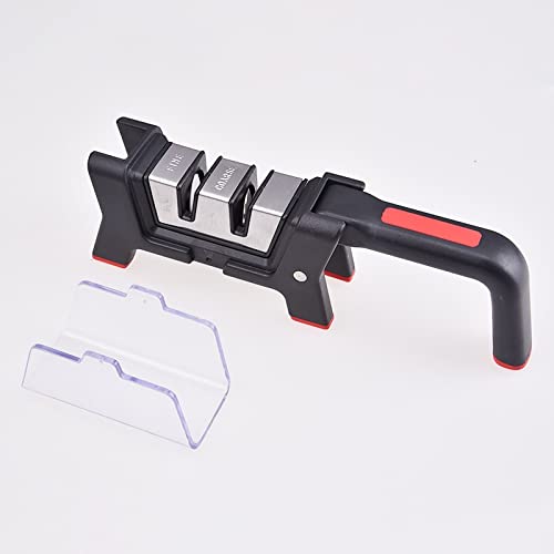 WANGYONGXIANG Knife Sharpener, Professional Kitchen Knife Sharpener, Easily Sharpens All Scissors, Chef and Kitchen Knives, Easily Restores Dull to Sharp, Manual Knife Sharpener